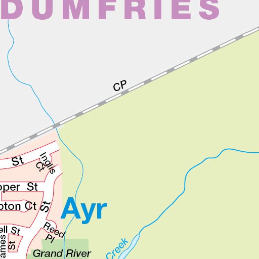 Ayr, ON Map by Mapmobility Corp. | Avenza Maps