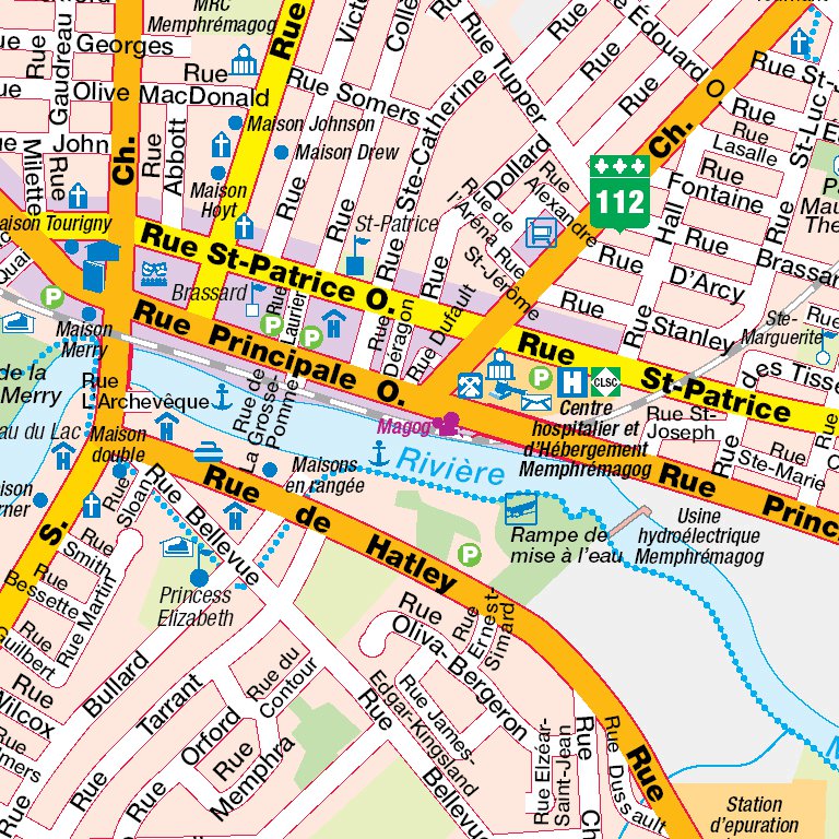 Magog, QC Map by Mapmobility Corp. | Avenza Maps