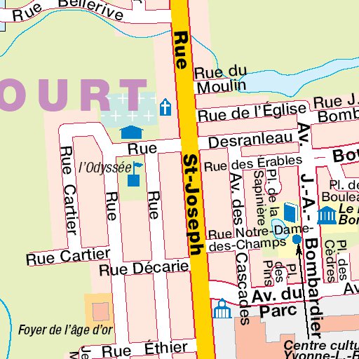 Valcourt, QC Map by Mapmobility Corp. | Avenza Maps