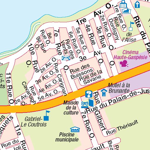 Sainte-Anne-des-Monts, QC Map by Mapmobility Corp. | Avenza Maps