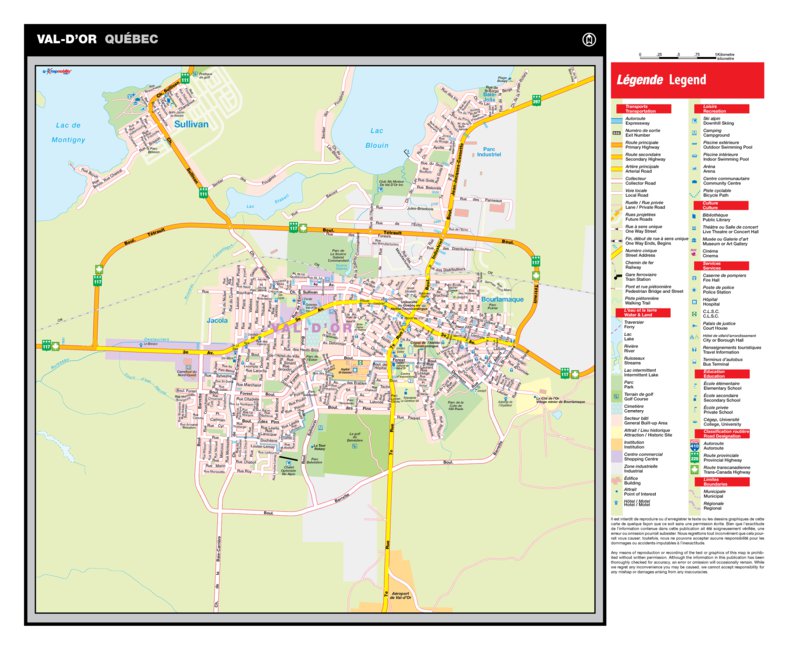 Val-d'Or, QC Map by Mapmobility Corp. | Avenza Maps