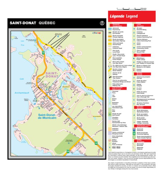 Saint-Donat, QC Map by Mapmobility Corp. | Avenza Maps