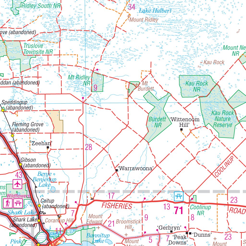 Hema - Goldfields Esperance and the Southern Coast of WA Map by Hema Maps | Avenza Maps