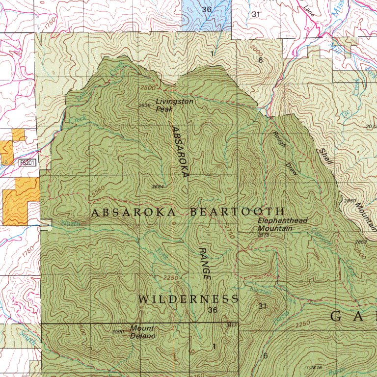 Livingston, MT - BLM Surface Mgmt. Map by Digital Data Services, Inc. | Avenza Maps