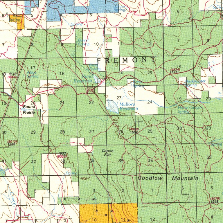 Klamath Falls, OR - BLM Surface Mgmt. Map by Digital Data Services, Inc. | Avenza Maps
