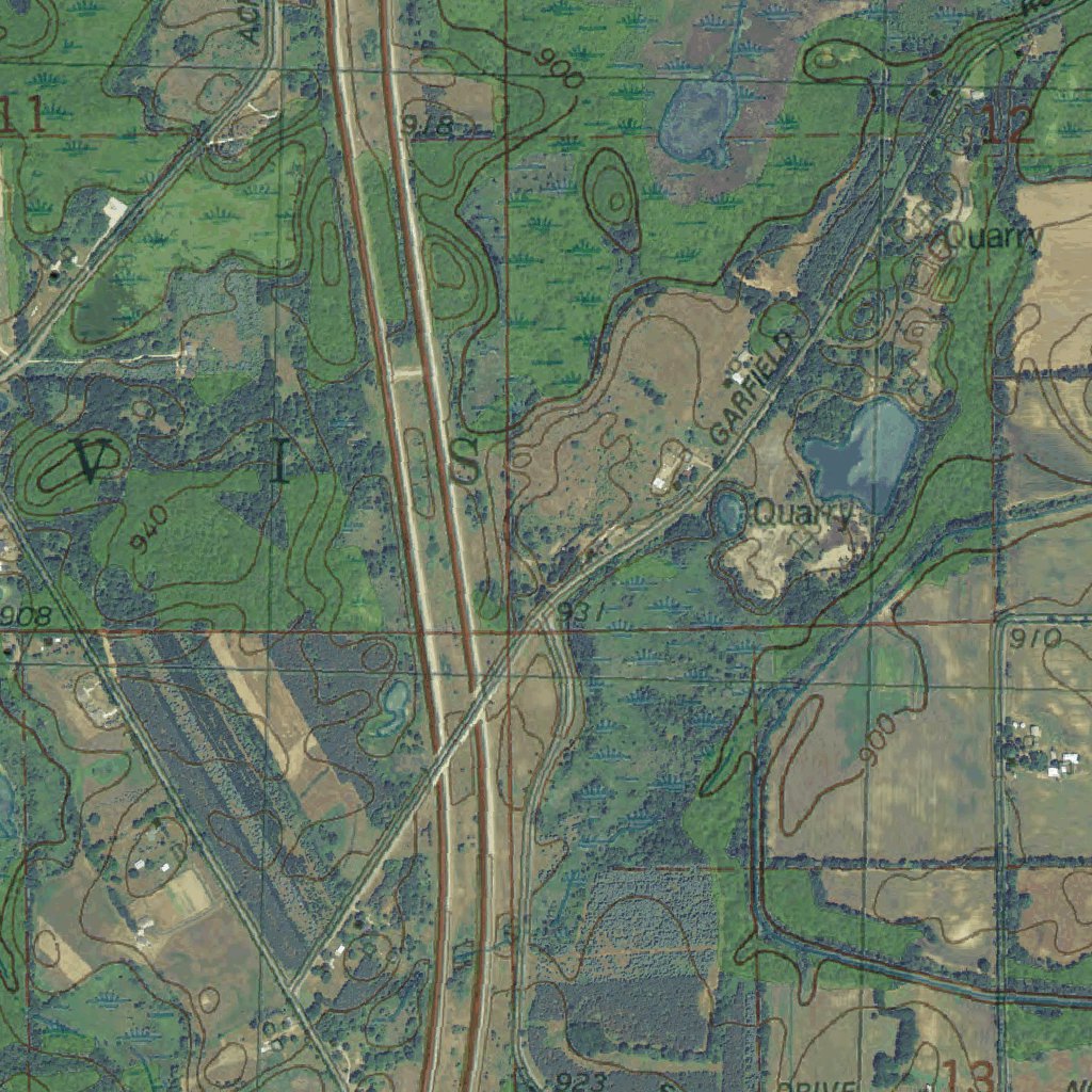 MI-Olivet: GeoChange 1976-2012 Map by Western Michigan University | Avenza Maps