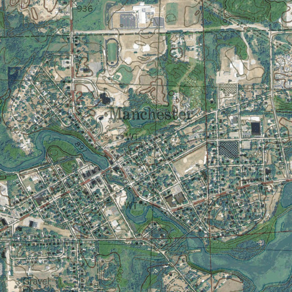MI-Manchester: GeoChange 1975-2012 Map by Western Michigan University | Avenza Maps