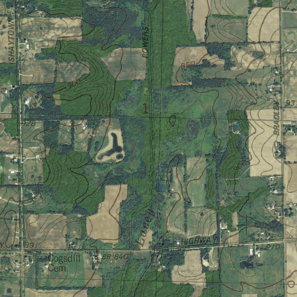 MI-Chester: GeoChange 1976-2012 Map by Western Michigan University | Avenza Maps
