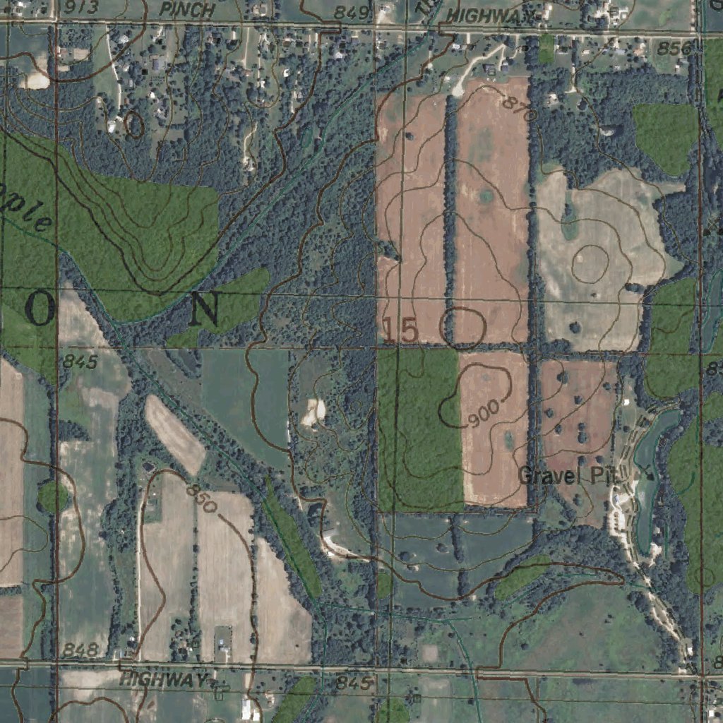 MI-Needmore: GeoChange 1976-2012 Map by Western Michigan University | Avenza Maps