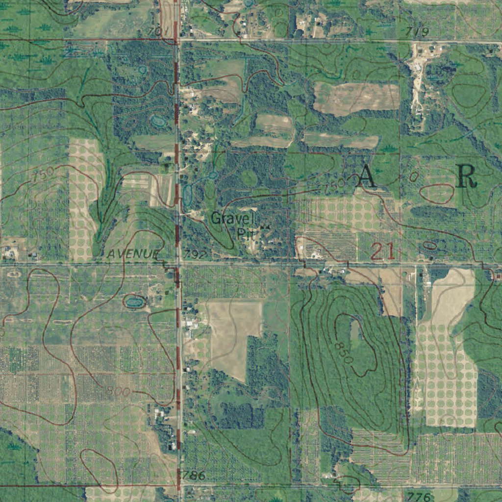 MI-Bangor: GeoChange 1976-2012 Map by Western Michigan University | Avenza Maps