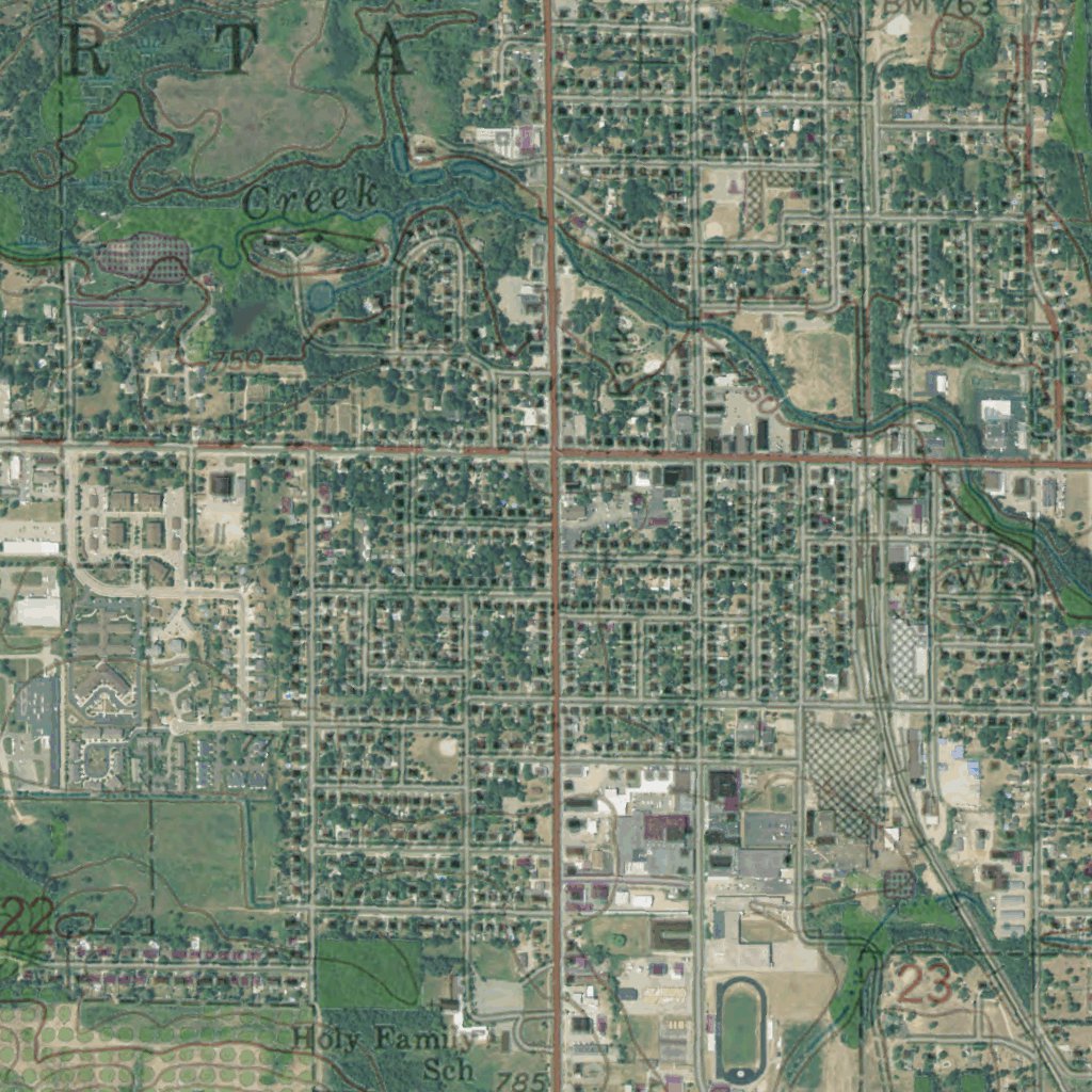 MI-Sparta: GeoChange 1965-2012 Map by Western Michigan University | Avenza Maps