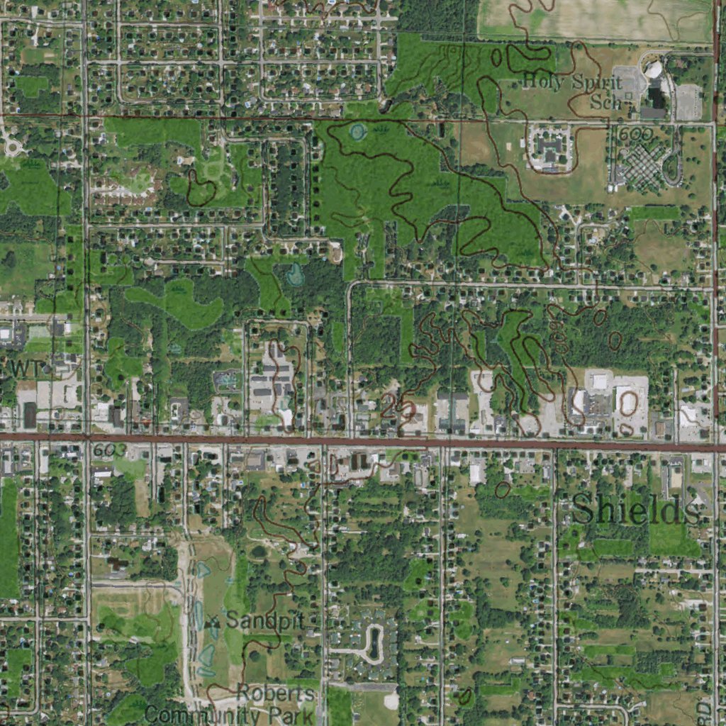 MI-Shields: GeoChange 1974-2012 Map by Western Michigan University | Avenza Maps