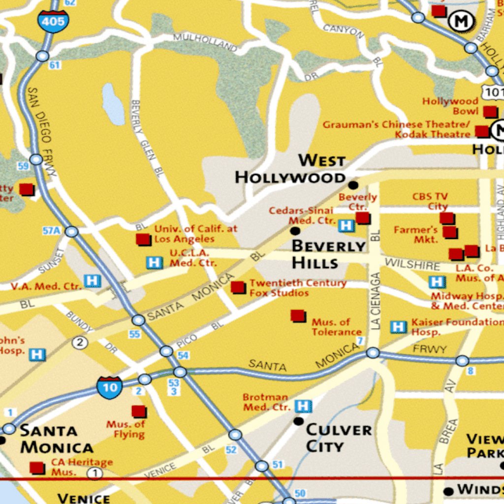 Greater Los Angeles Map by National Geographic | Avenza Maps