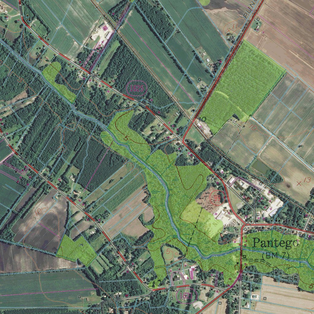NC-PANTEGO: GeoChange 1948-2012 Map by Western Michigan University | Avenza Maps