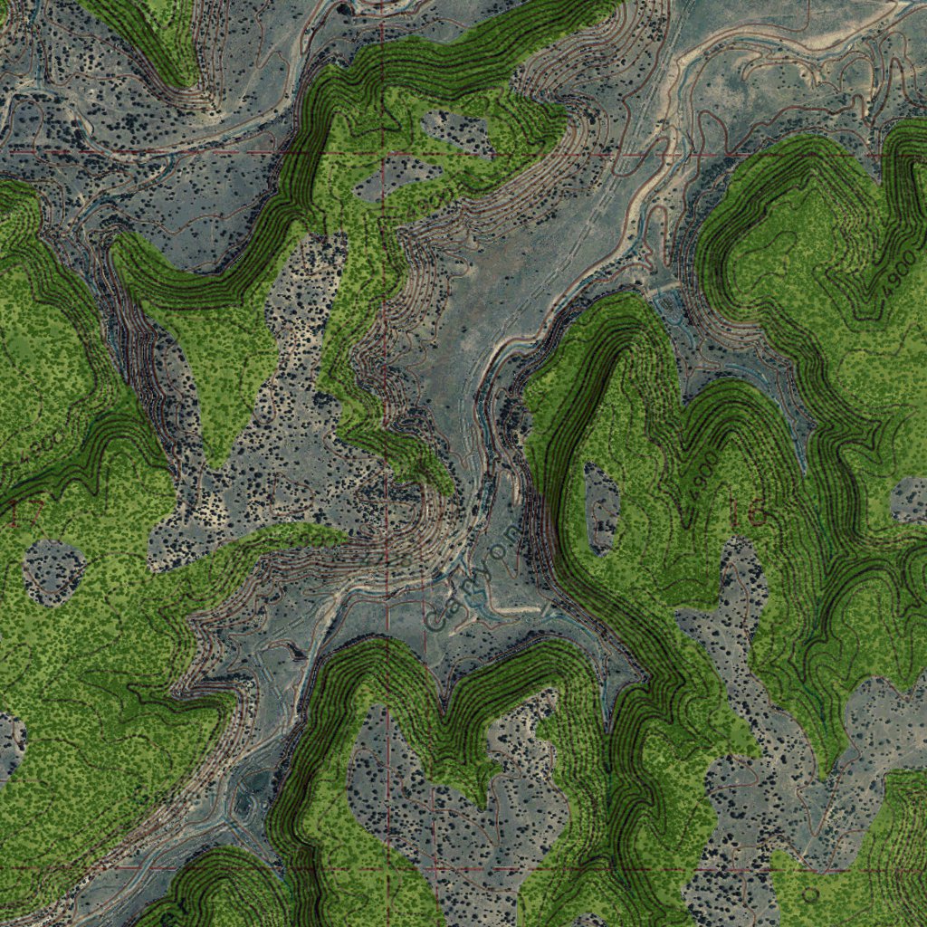 CO-LOST CANYON: GeoChange 1971-2011 Map by Western Michigan University | Avenza Maps