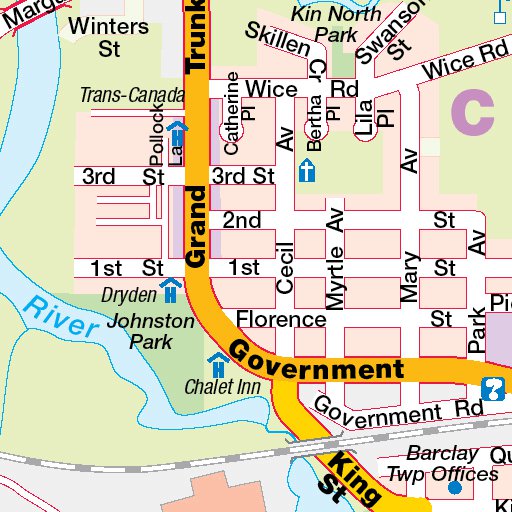 Dryden, ON Map by Mapmobility Corp. | Avenza Maps