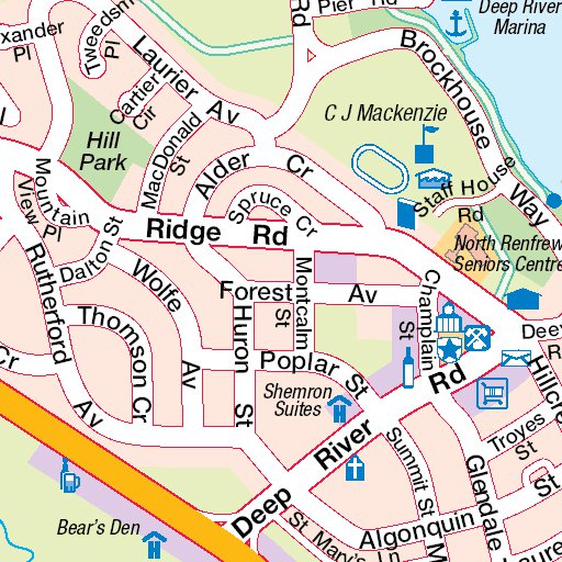 Deep River, ON Map by Mapmobility Corp. | Avenza Maps