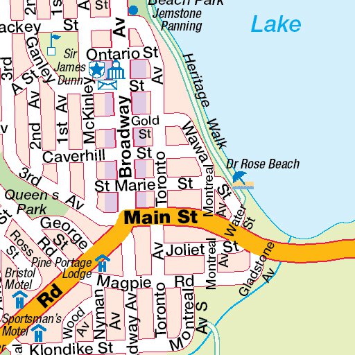 Wawa, ON Map by Mapmobility Corp. | Avenza Maps