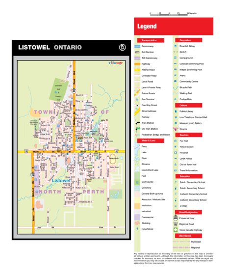 Listowel, ON Map by Mapmobility Corp. | Avenza Maps