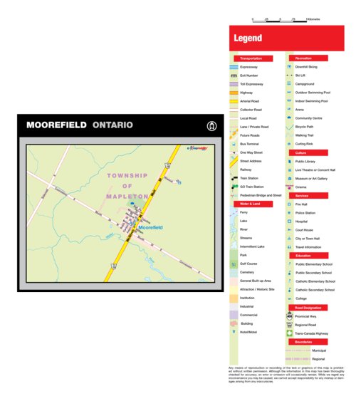 Moorefield, ON Map by Mapmobility Corp. | Avenza Maps