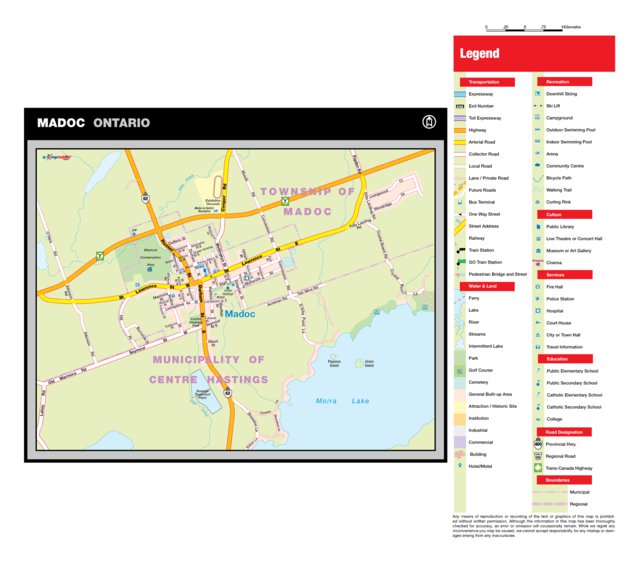 Madoc, ON Map by Mapmobility Corp. | Avenza Maps