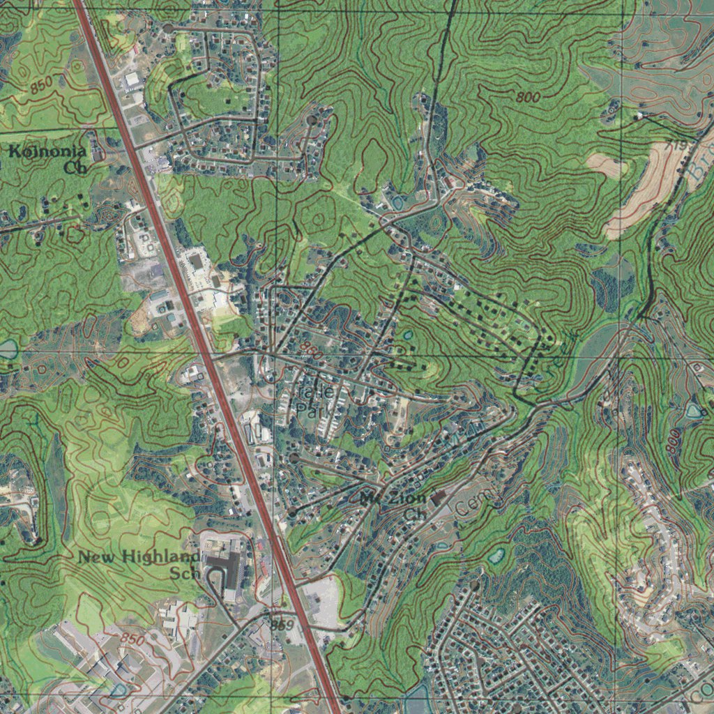 KY-VINE GROVE: GeoChange 1987-2012 Map by Western Michigan University | Avenza Maps