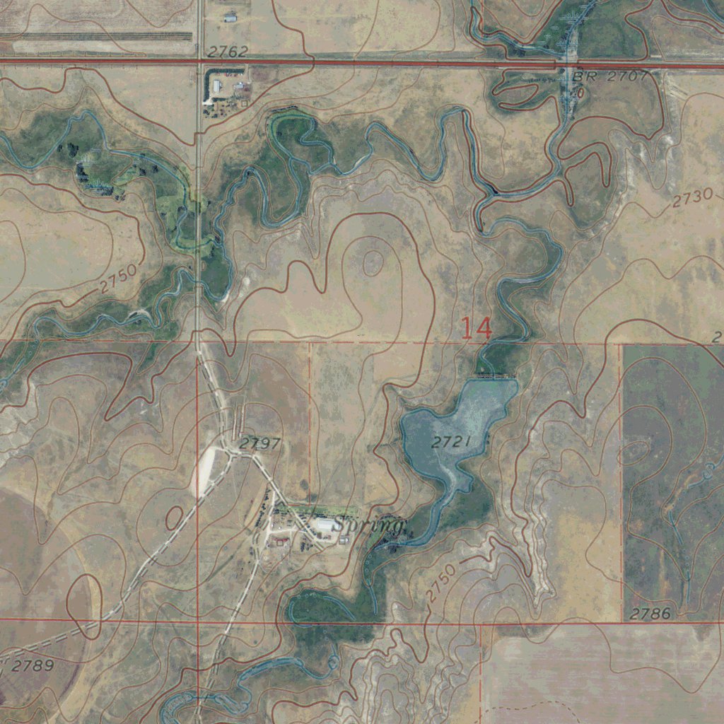 KS-SOUTH OF EMINENCE CEMETRY: GeoChange 1973-2012 Map by Western Michigan University | Avenza Maps