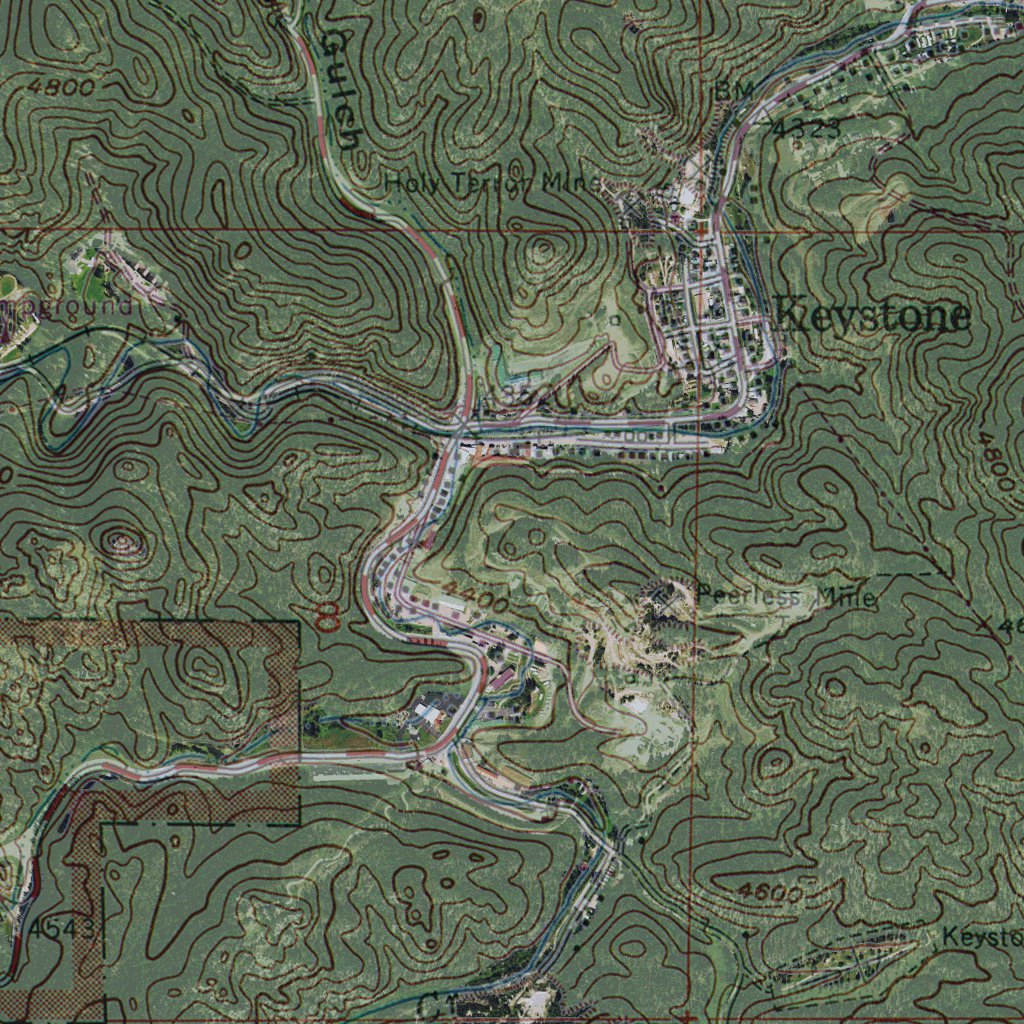 SD-MOUNT RUSHMORE: GeoChange 1952-2014 Map by Western Michigan University | Avenza Maps