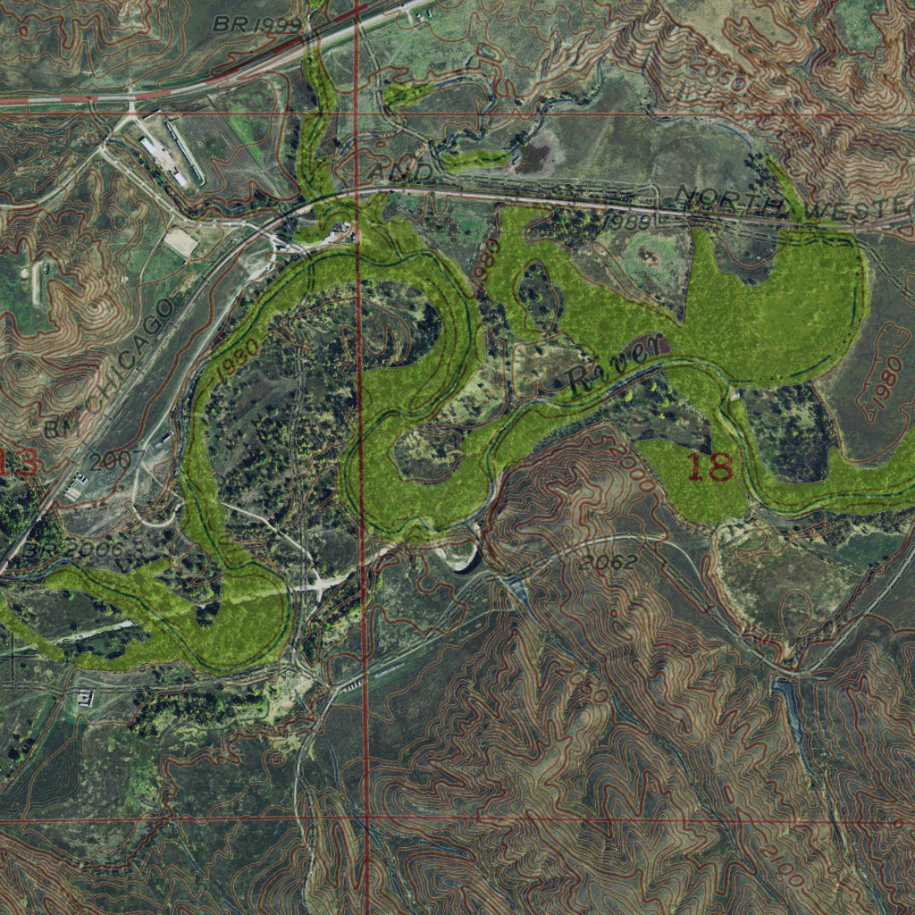 SD-POWELL: GeoChange 1965-2014 Map by Western Michigan University | Avenza Maps