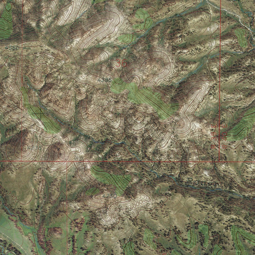 MT-ROUGH DRAW: GeoChange 1970-2013 Map by Western Michigan University | Avenza Maps
