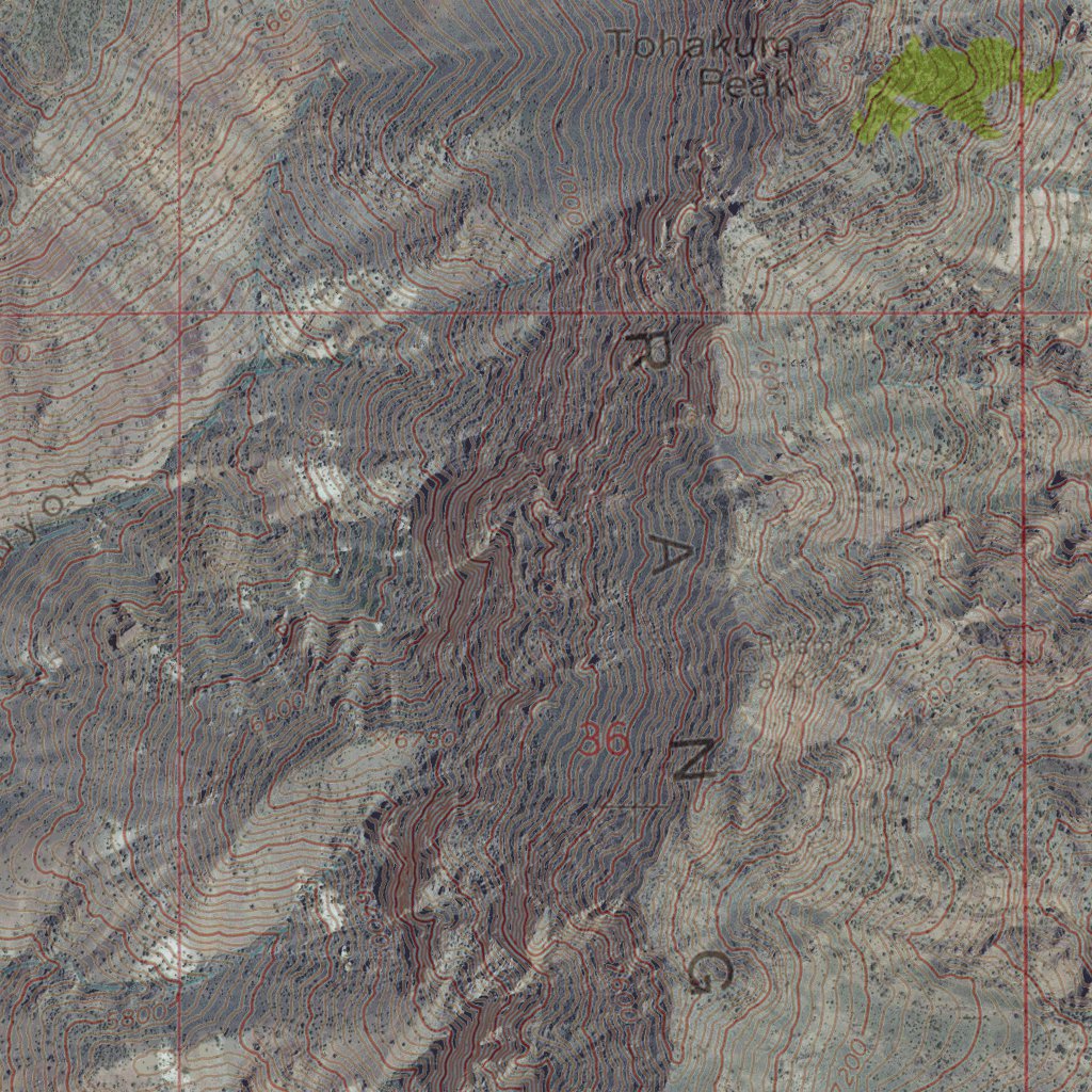 NV-TOHAKUM PEAK NW: GeoChange 1962-2010 Map by Western Michigan University | Avenza Maps
