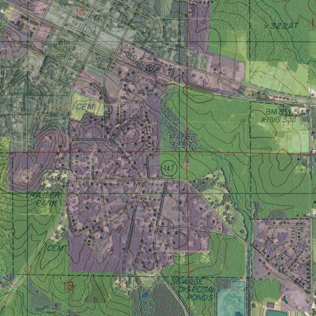LA-ARCADIA: GeoChange 1981-2013 Map by Western Michigan University | Avenza Maps