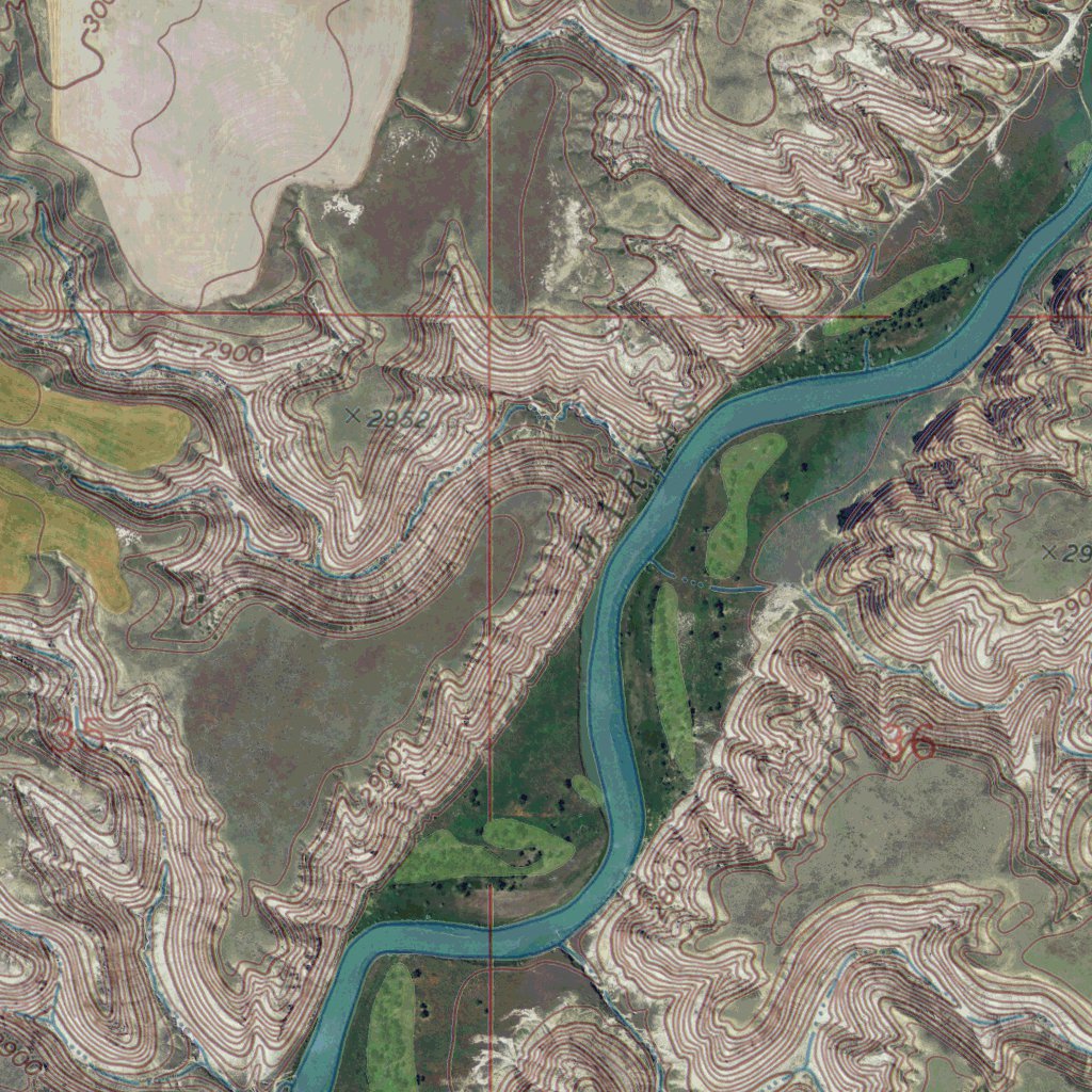 MT-DUTCH HENRY COULEE: GeoChange 1968-2013 Map by Western Michigan University | Avenza Maps