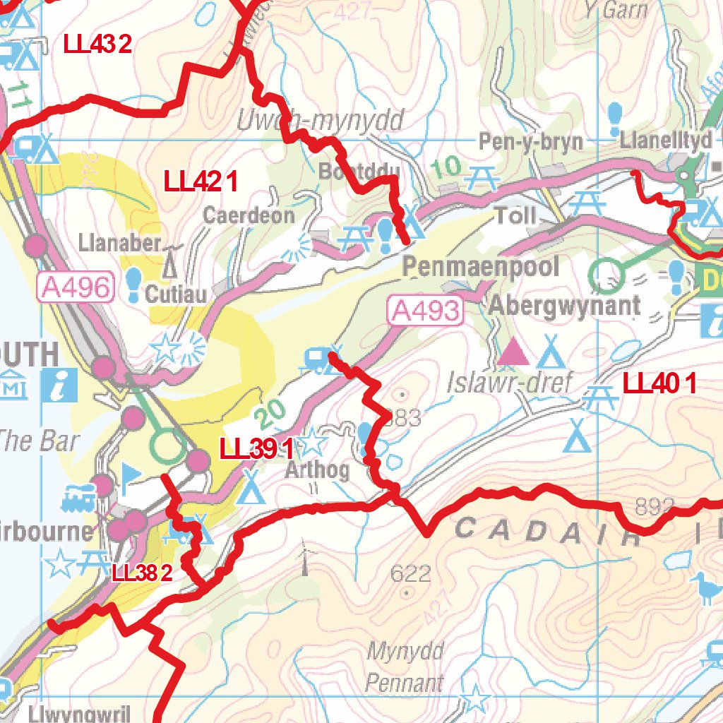 XYZ Postcode Sector Map - (S9) - North Wales by XYZ Maps | Avenza Maps