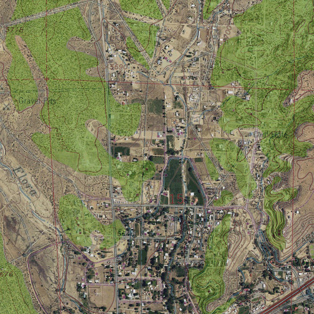 NM-FLORA VISTA: GeoChange 1958-2014 Map by Western Michigan University | Avenza Maps