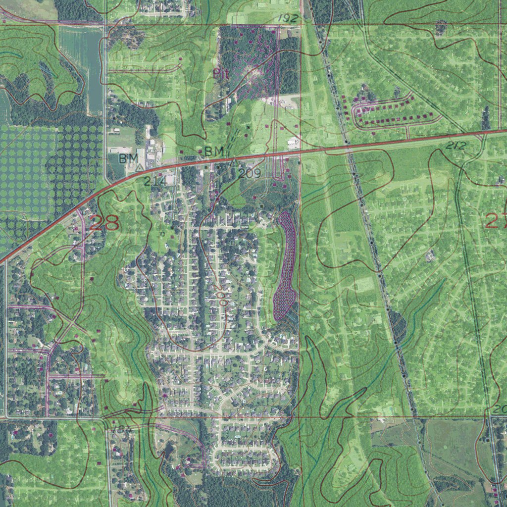 AL-TANNER WILLIAMS: GeoChange 1955-2013 Map by Western Michigan University | Avenza Maps