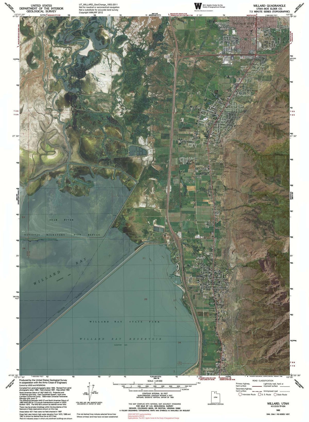 Willard Bay State Park, Utah (Bundle) Map by Western Michigan University | Avenza Maps