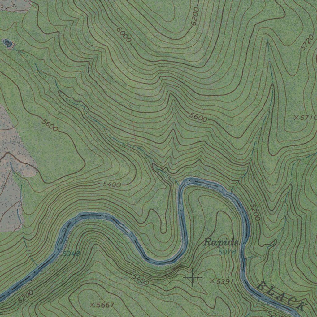 AZ-Georges Butte: GeoChange 1965-2010 Map by Western Michigan University | Avenza Maps