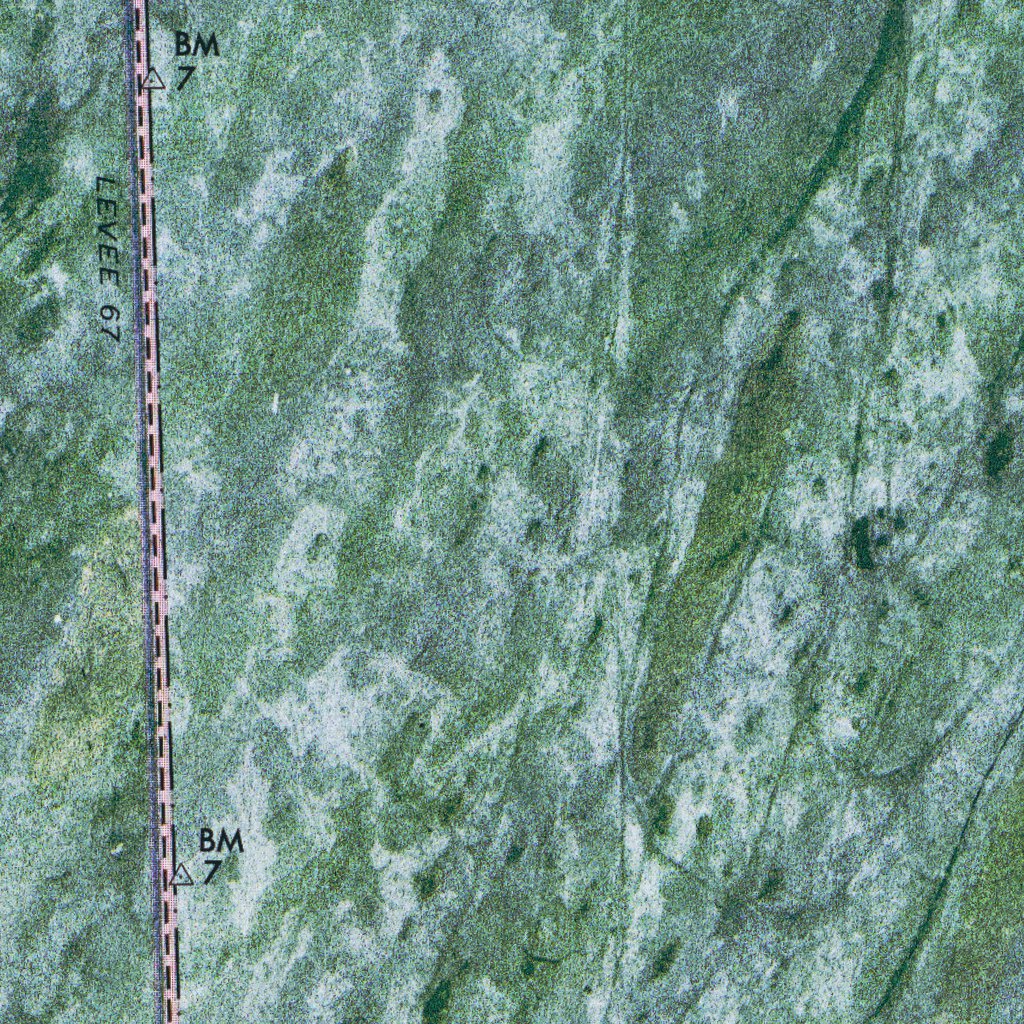 FL-CHEKIKA ISLAND: ORTHOPHOTOMAP 1972 Map by Western Michigan ...