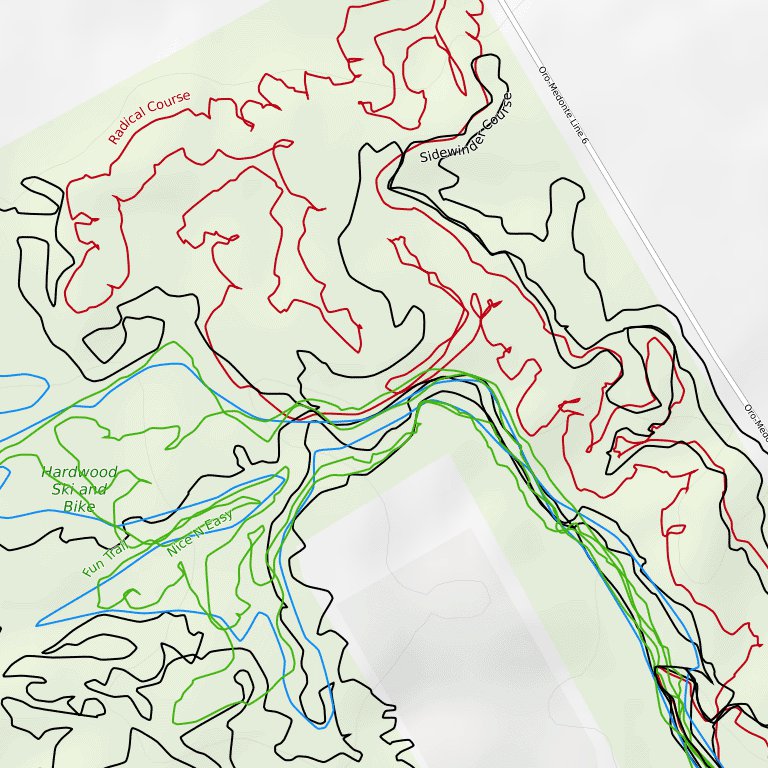 Oro-Medonte Mountain Bike Trails Map by Trailforks | Avenza Maps