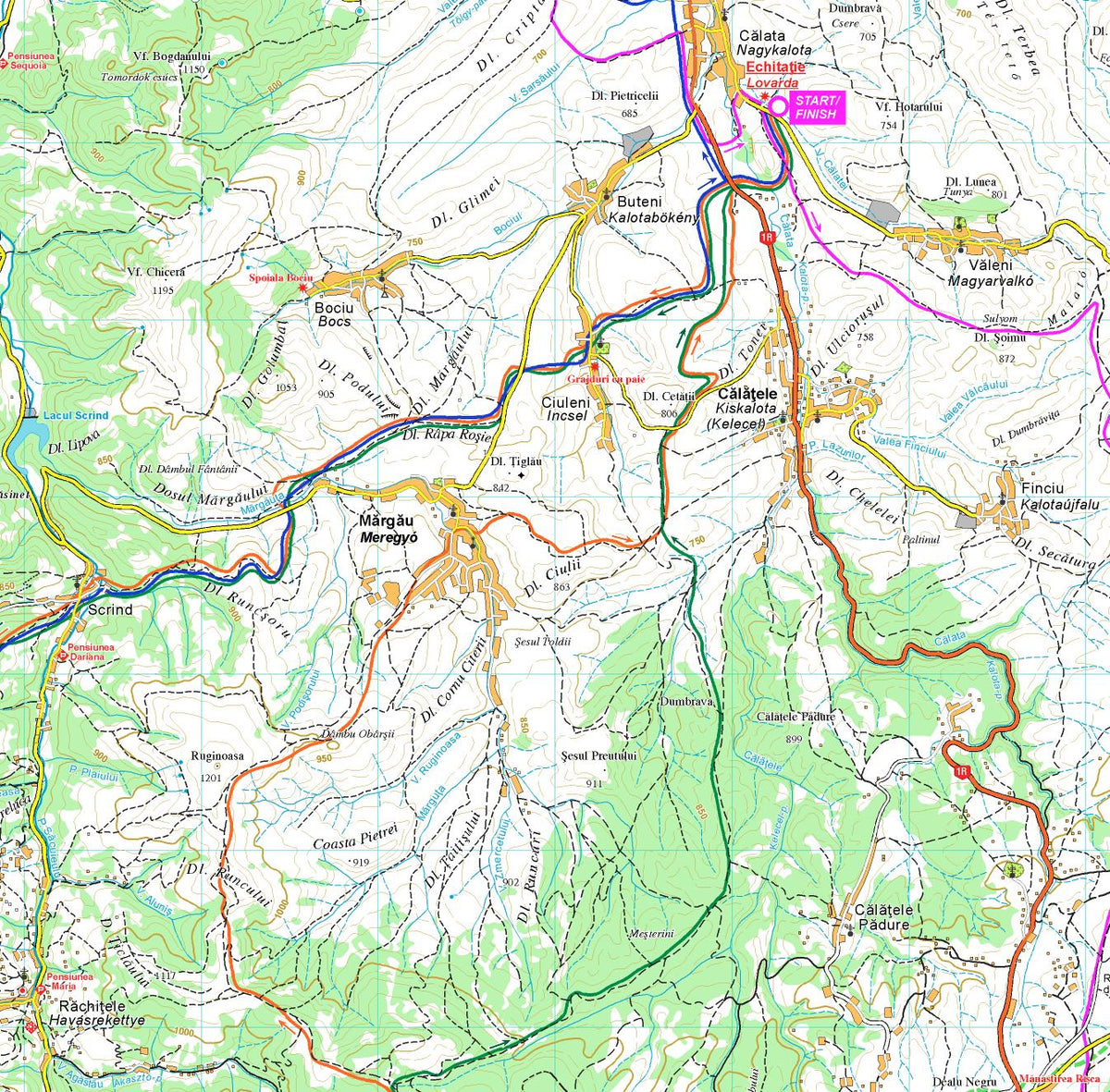 ECHITAŢIE ÎN MUNŢII APUSENI Map by ERFATUR | Avenza Maps