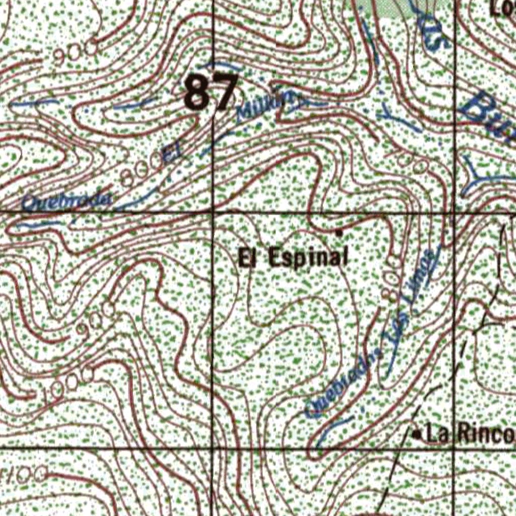 Nicaragua 50k 29552 Map by Land Info Worldwide Mapping LLC | Avenza Maps