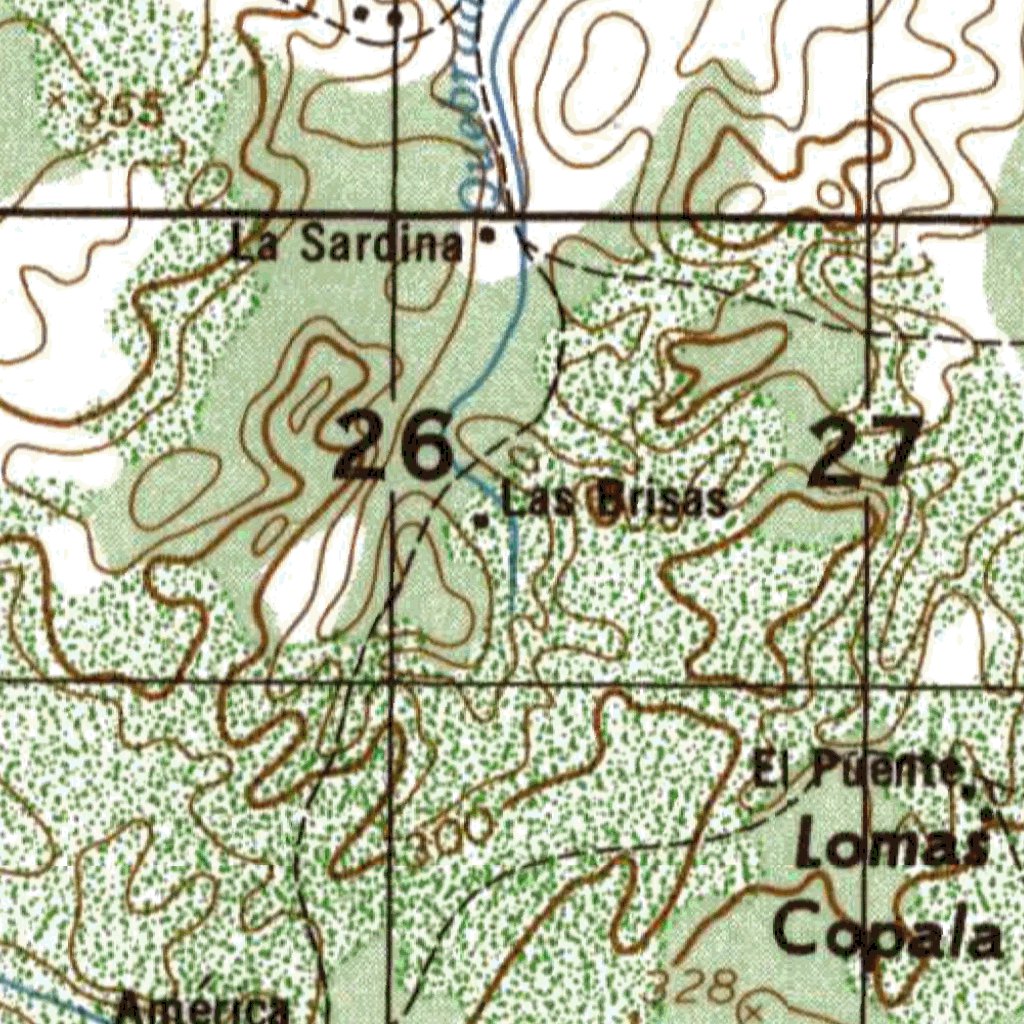Nicaragua 50k 32524 Map by Land Info Worldwide Mapping LLC | Avenza Maps