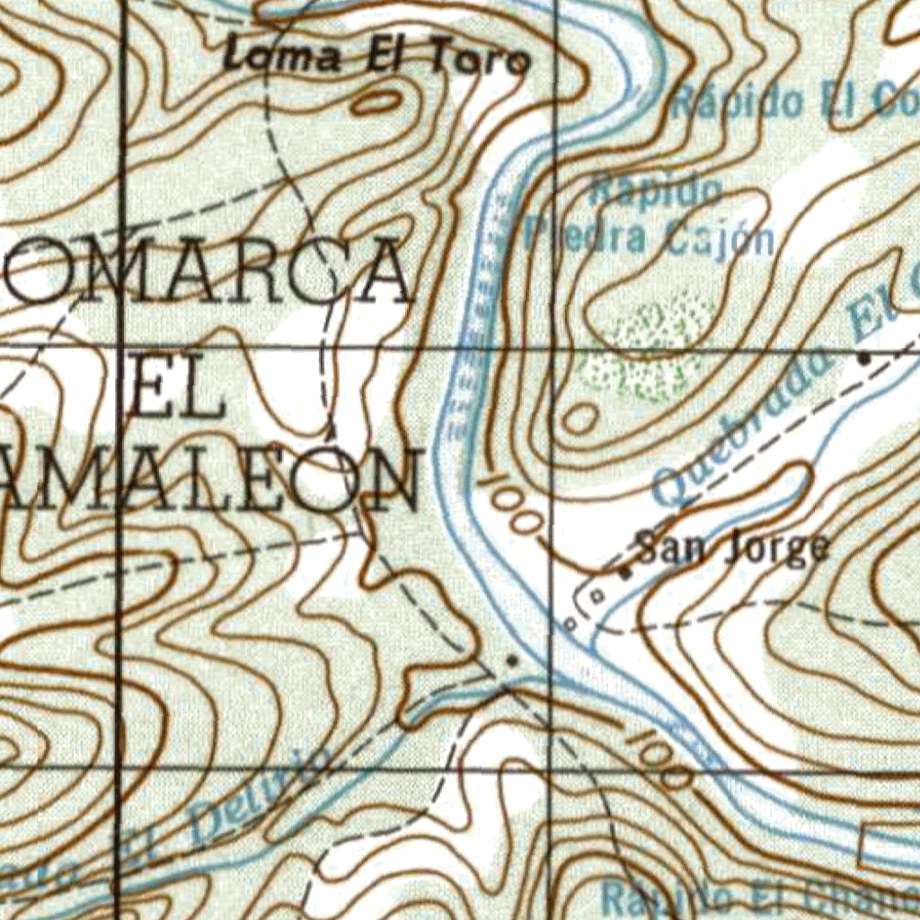 Nicaragua 50k 32522 Map by Land Info Worldwide Mapping LLC | Avenza Maps