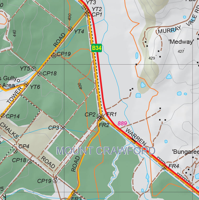 Mount Lofty Ranges Map 179A1 by Mapland - Department for Environment and Water | Avenza Maps
