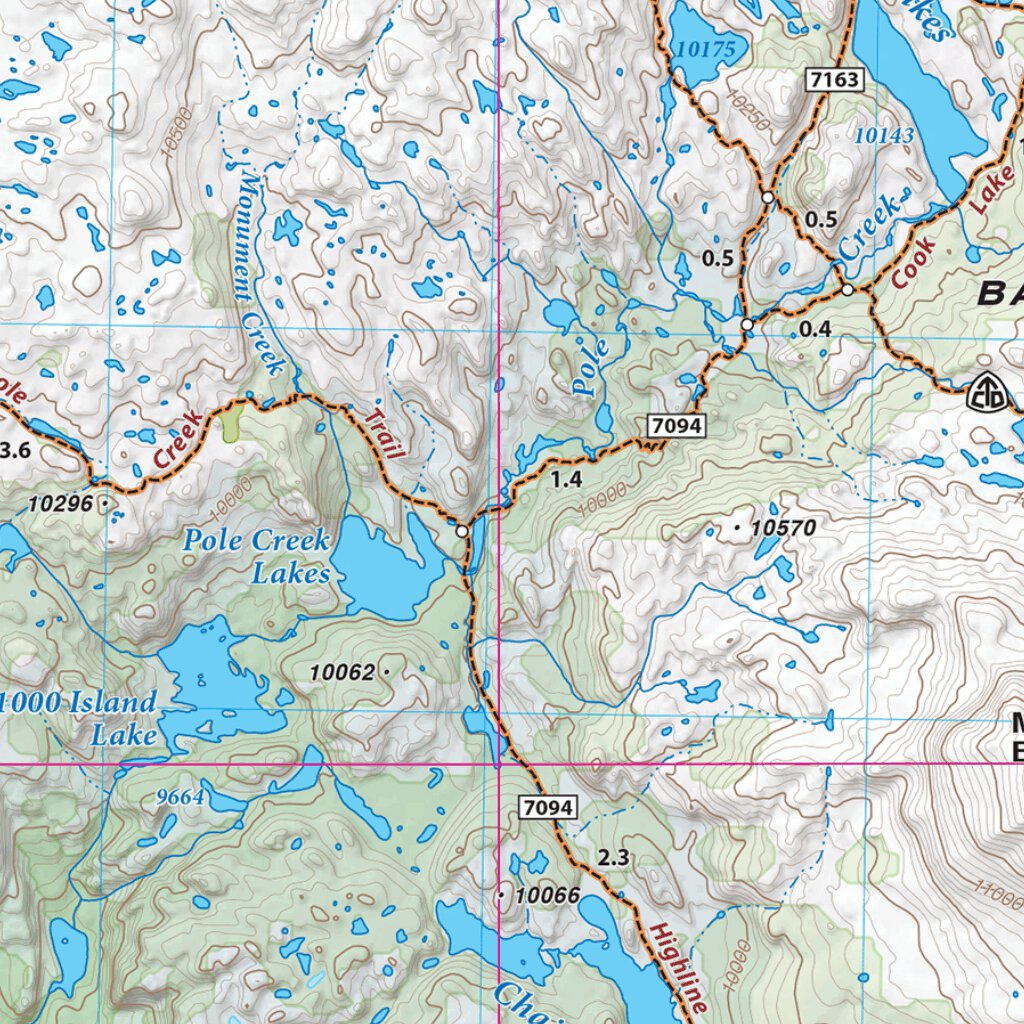 Wind River Range North 2020 Map by Beartooth Publishing | Avenza Maps
