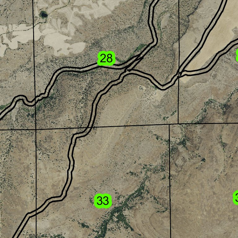 Devil Canyon T5S R13E Township Map by Super See Services | Avenza Maps