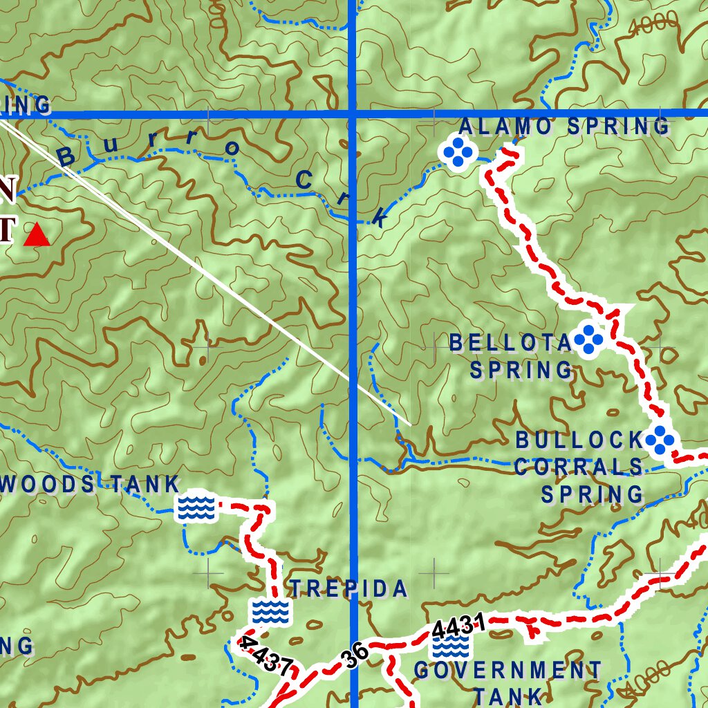 Arizona HuntMap GMU 33 Map by HuntMap, LLC | Avenza Maps