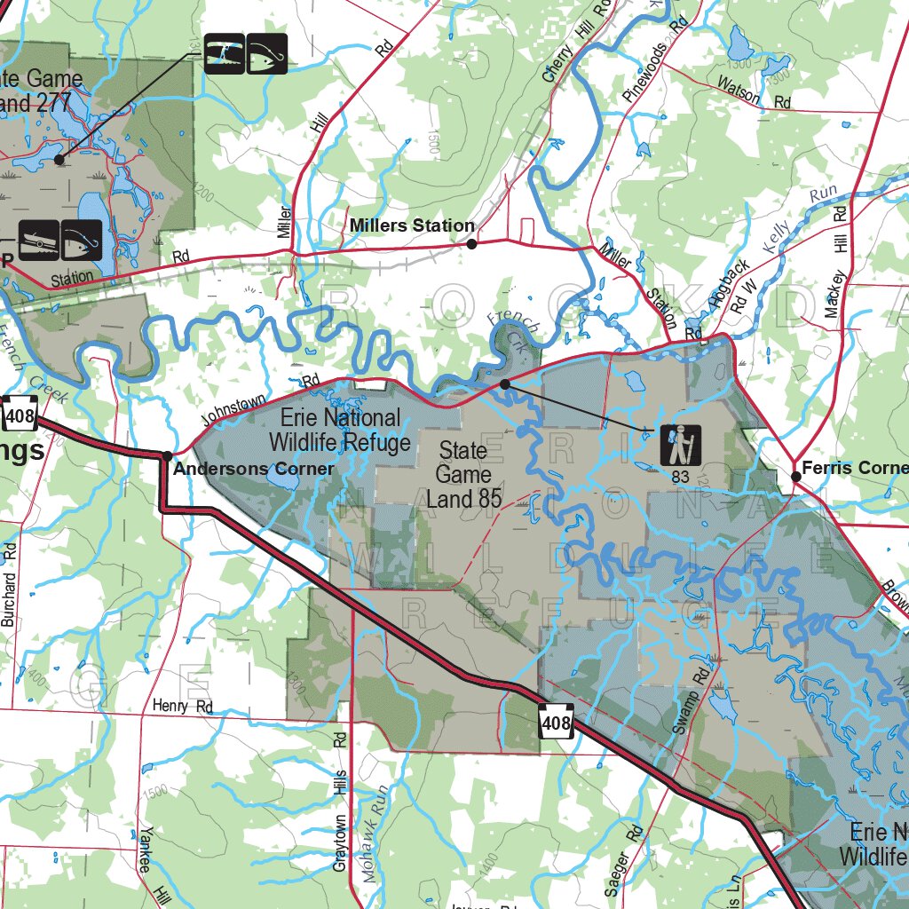 Western PA All-Outdoors Atlas & Field Guide pg. 062-063 Map by Sportsman's Connection | Avenza Maps