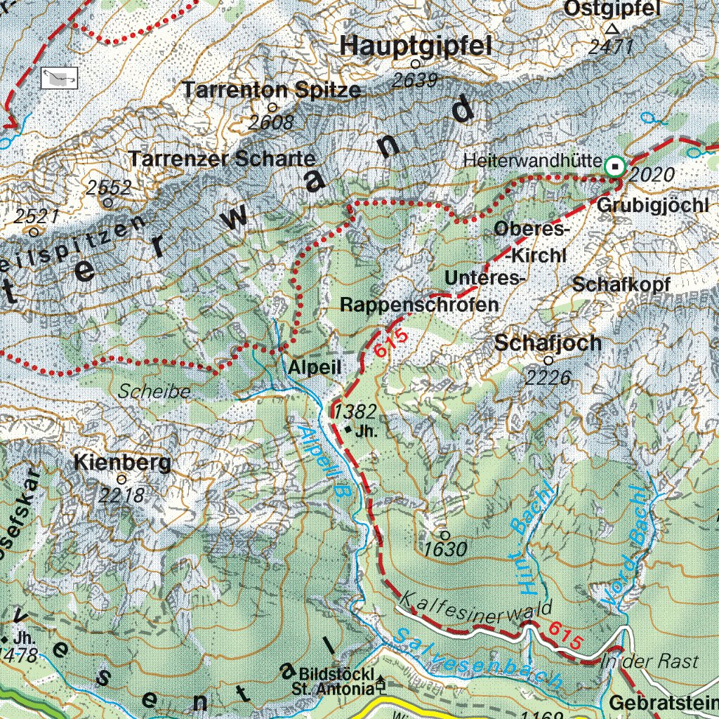 Tannheimer Tal Map